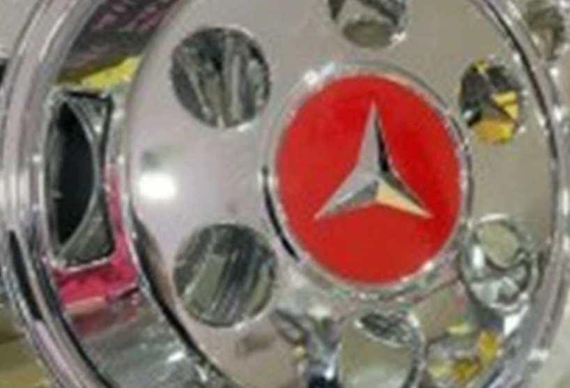 12-inch DX Chrome Wheel Caps and Dark Red Film Set for Suzuki Carry DA ...