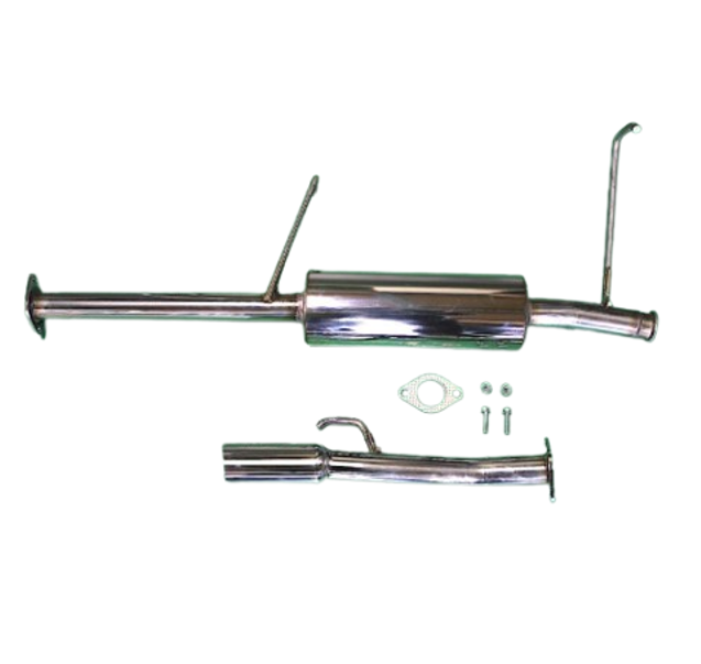 Bluefin Stainless Steel Cannon-Style Muffler Fits Suzuki Carry EBD-DA1 – PartsJDMcom